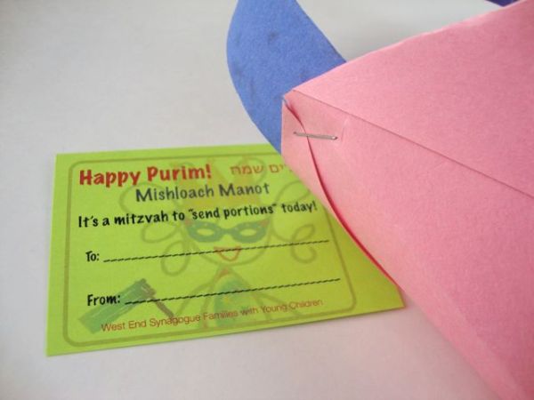 Origami Mishloach Manot for kids (with video) | Bible Belt Balabusta