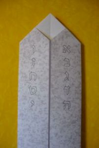 Shavuot Origami for Kids: Ten Commandments (printable) | Bible Belt ...