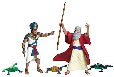 Giveaway: Moses and Pharaoh Action Figures for Passover | Bible Belt ...