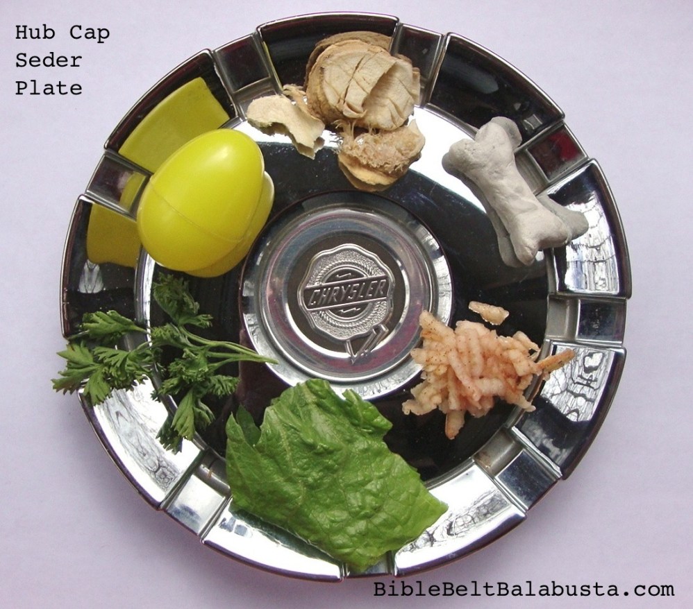 Hub Cap Seder Plate | Bible Belt Balabusta
