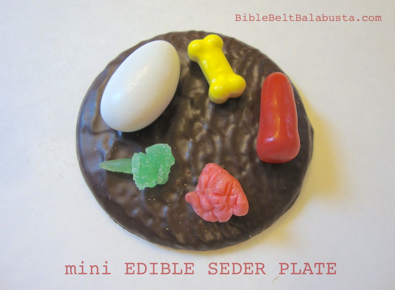 Mini Edible Seder Plate | Bible Belt Balabusta