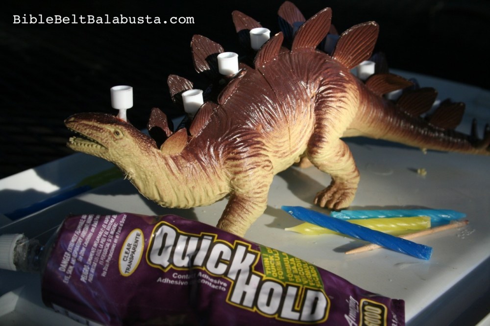 Menorah-saurus for Mr. Bill | Bible Belt Balabusta