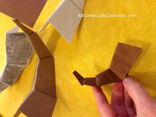 Origami Shofar | Bible Belt Balabusta