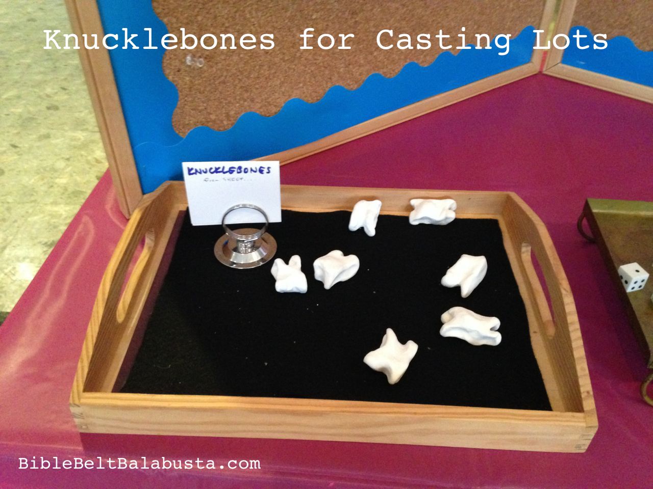 Casting Lots for Purim: a Hands-On Display | Bible Belt Balabusta